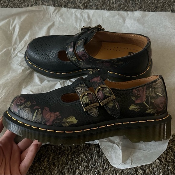 Dr. Martens | Shoes | Nwt Dr Martens 865 Decayed Roses Nappa Leather ...